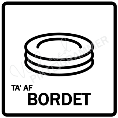 Piktogram - Rydde op på værelset