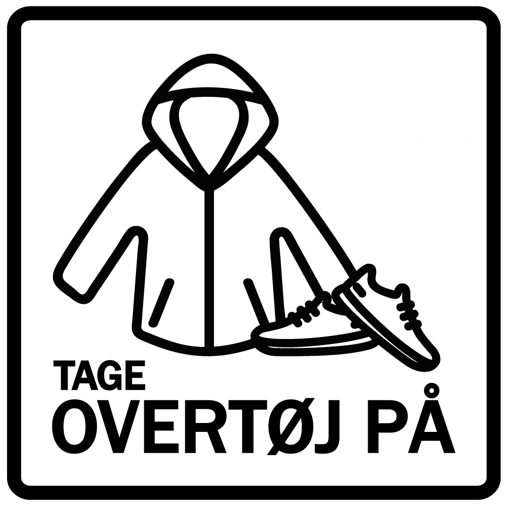 Piktogram - Tage overtøj på